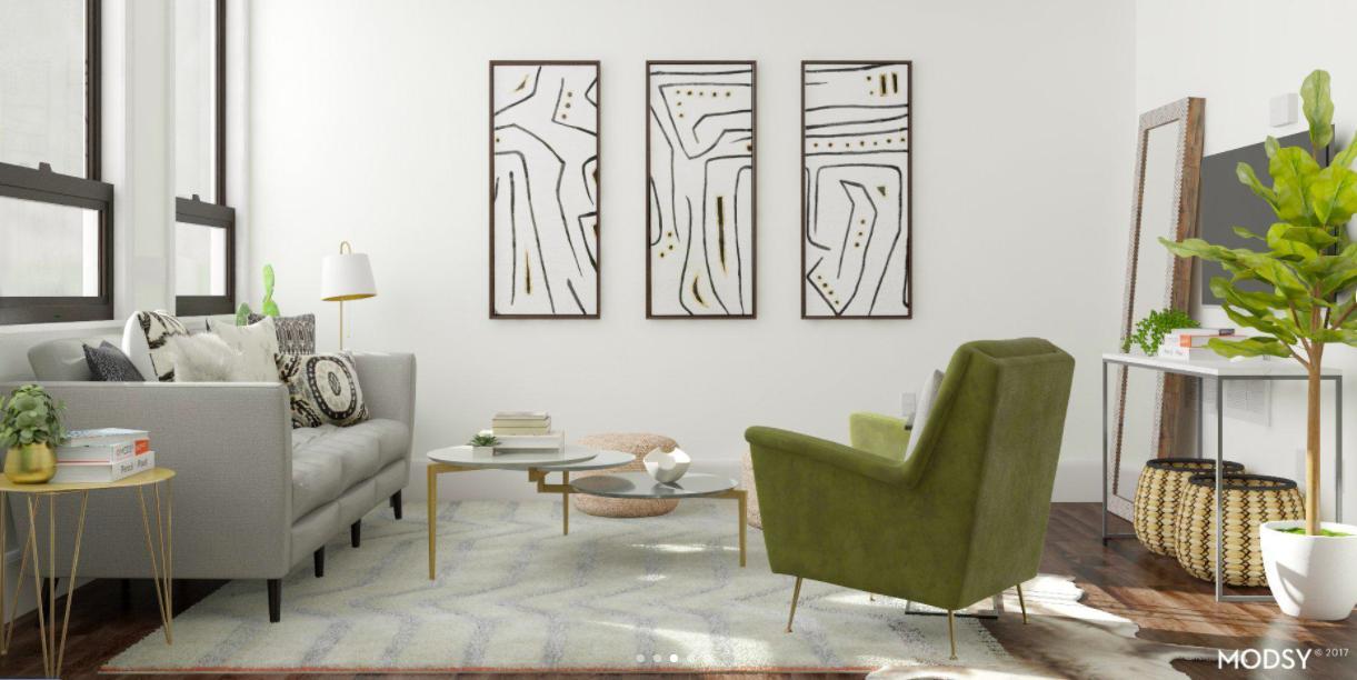 Give Your Room a Makeover with Modsy: Apartment Edition - Mostly Morgan