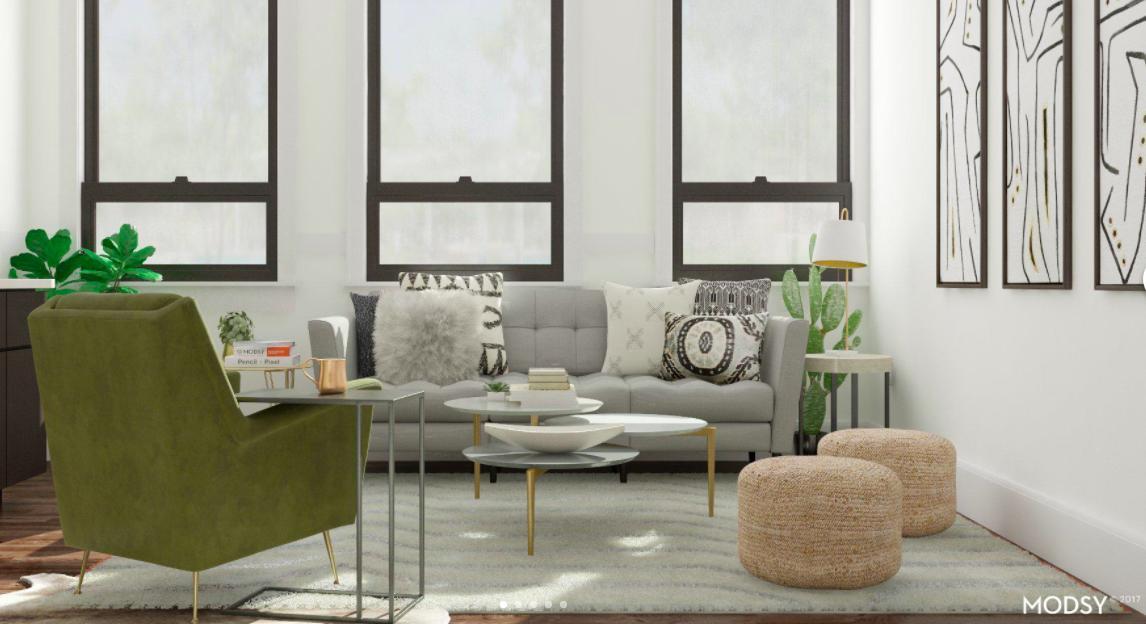 Give Your Room a Makeover with Modsy: Apartment Edition - Mostly Morgan